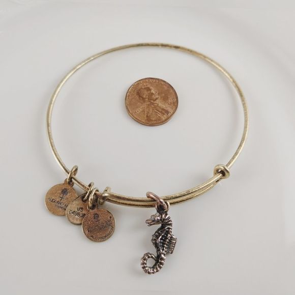 Alex and Ani | Jewelry | Alex Andani Rafaelian Gold Seahorse Bracelet | Poshmark